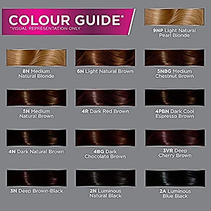 John Frieda Precision Foam Colour, Medium Natural Blonde 8N, Full-Coverage Hair Color Kit, Anti-Fade Gray Coverage, Deep Color Saturation Hair Dye, 1 Application
