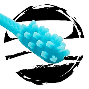 DENTURE DART V3 (Denture Adhesive Removing Toothbrush) (Blue)