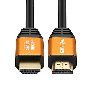 WEIMEI 100 Feet 4K HDMI Cable 2.0 HDMI Cord 100ft with IC Booster Support 4K@60Hz UHD 2160P Ethernet 3D ARC with Gold-Plated Connector and Bare Copper Conductor (from 6ft to 100 ft for Choices)