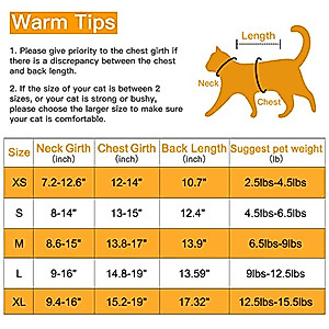 HUMLANJ 2 Packs Knitted Cat Sweater Thanksgiving Turtleneck Turkey Sweater Pet Cat Sweaters for Cats Warm Pullover Small Dog Puppy Knitwear