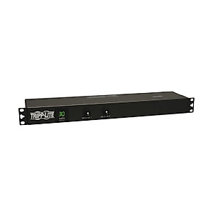 Tripp Lite 2.9kW Metered Rackmount PDU with Isobar Surge Protection, 120V, 3840 Joules, 12 Outlets Standard 5-15/20R, 15 ft / 4.5M L5-30P Power Cord, TAA Compliant, 2-Year Warranty (PDUMH30-ISO)