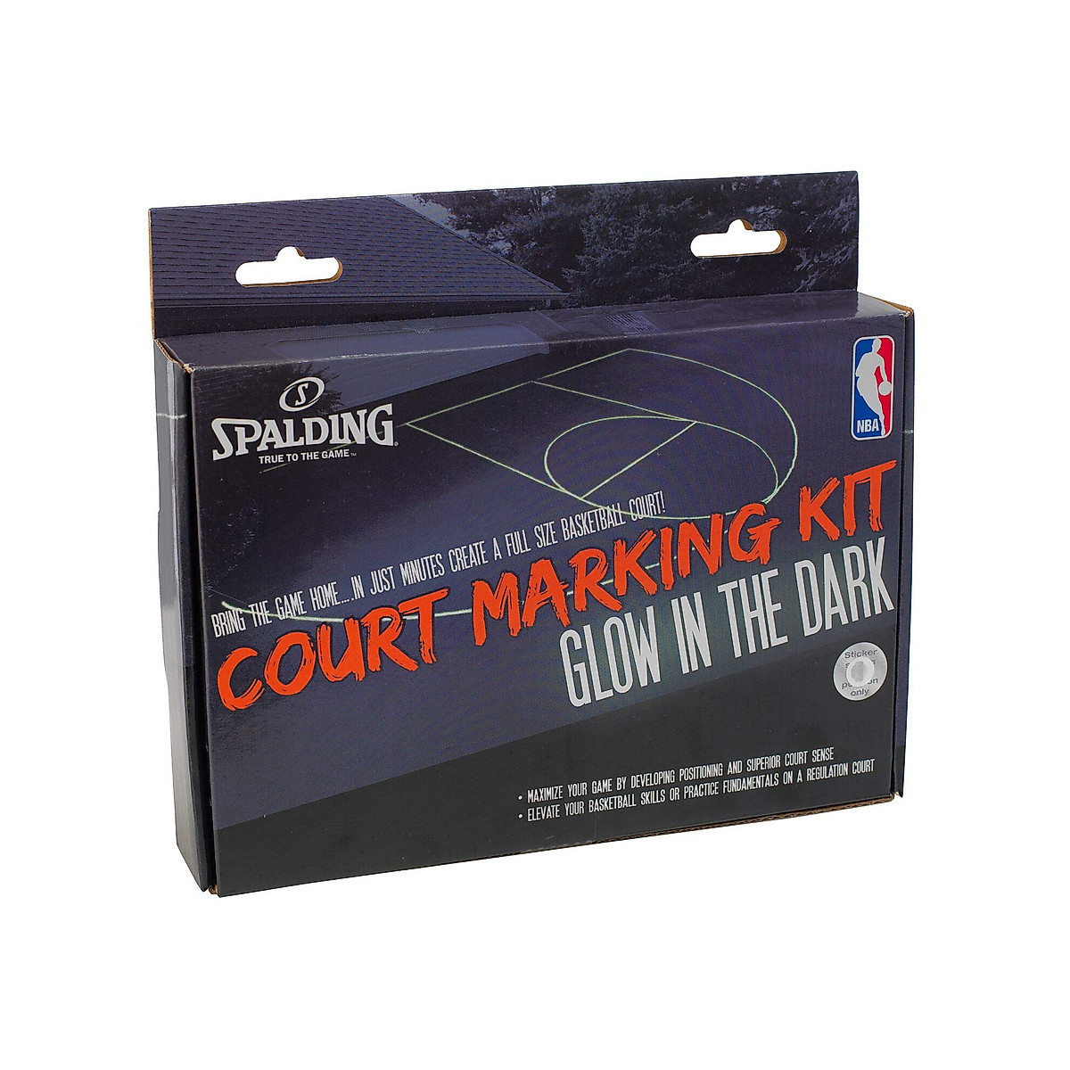 Spalding Basketball Court Marking Kit ~ Glow in The Dark Bundle