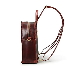 ADYAN Leather Backpack Purses for Women Fashion Ladies Bag Casual Mini Girls Travel Backpacks Bookbag Everyday Use