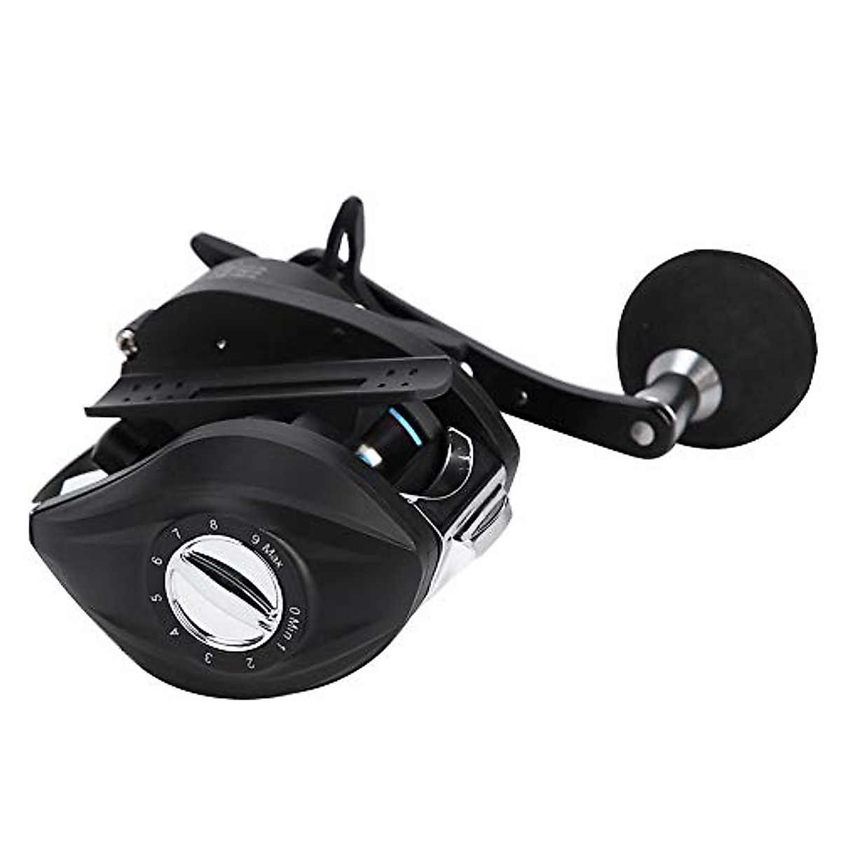 Baitcasting Fishing Reel, New Compact Design Baitcaster Fishing Reel High Speed 7.3:1 Water Drop Wheel for Saltwater Sea Fishing TT1 (左手轮)