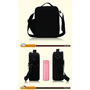 Generic Children Ball Pattern Lunch Bags for School Cool Mens Lunch Box Outdoor Picnic Bag