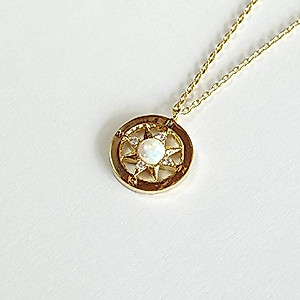 Opal compass necklace, Best friend necklace for 2, BFF Necklace, friendship necklace for 2, gold dainty necklace, Christmas gift, Graduation gifts, long distance
