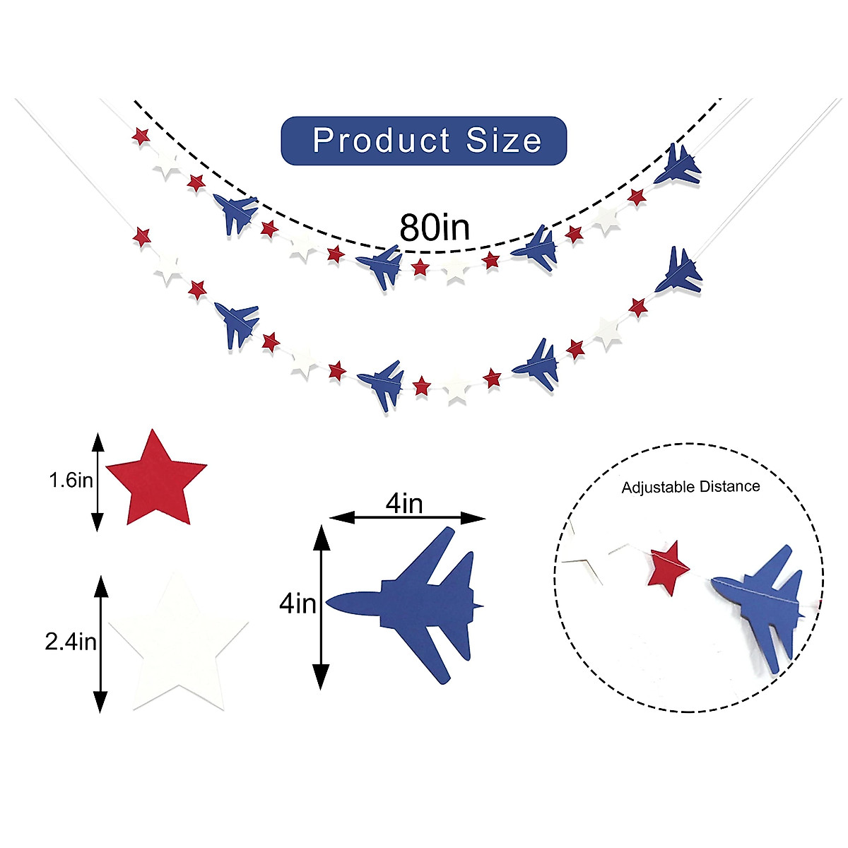 Fighter Party Decoration banner - Military Graduation Banner, Jet Banner, Pilot Retirement banner, Military Baby Shower Decorations, Airplane Aviation Themed Birthday Party Decorations
