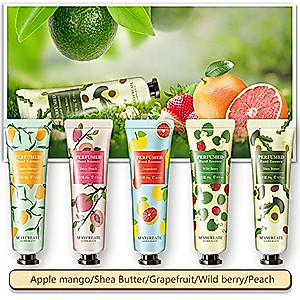 20 Pack Plant Fragrance Hand Cream Moisturizing Hand Cream for Dry Hands Thanksgiving Christmas Gift Set Travel Size Hand Lotion
