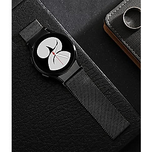 Zedoli No Gap Metal Bands Compatible with Samsung Galaxy Watch 6 band/Watch 5/Galaxy Watch 4 Band 40mm 44mm/Galaxy Watch 5 Pro Band 45mm/Watch 4 Classic Band/Watch 6 Classic Band 43mm 47mm Men Women