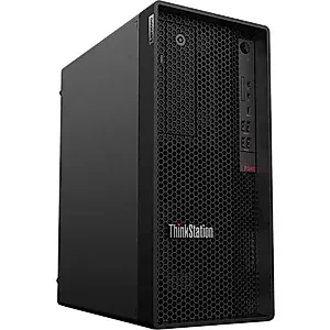 Lenovo ThinkStation P340 30DH000NUS Workstation - 1 i5-10500 - 16 GB RAM - 512 GB SSD - Tower - Raven Black - Windows 10 Pro 64-bit - DVD-Writer - English (US) Keyboard - Ethernet