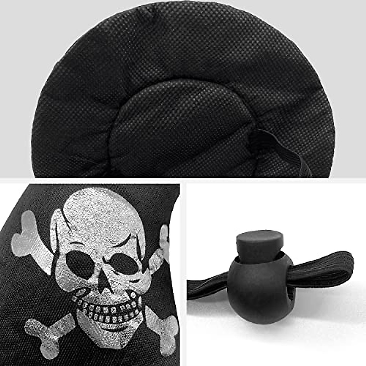 Dog Halloween Costumes, Adjustable Halloween Hat and Bandana Scarf for Dog, Funny Pet Halloween Party Dressup (Black)