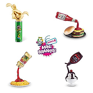5 Surprise Mini Brands Series 4 by ZURU Amazon Exclusive Mystery Real Miniature Collectible Toy Capsule for Kids, Teens, and Adults (2 Pack)