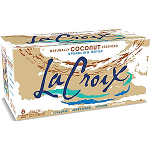 LaCroix Sparkling Water, Coconut, 12 Fl Oz (pack of 8)