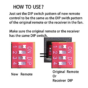 Humpptom Replacement of Hampton Bay and Harbor Breeze FAN-53T, FAN0TT53 FAN-35T, L3HFAN35T, L3HFAN35T1, Fan-HD5, FAN-11T, KUJCE9103. Remote Only 2Pack