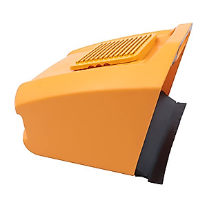 Industrial Floor Sweeper Machine 41" Hand Push Sweeper Broom Large Area Outdoor Commercial Walk Behind Sweeper Cleaning Tool with 14.5 Gal Trash Bin for Garage, Driveway, Hotel