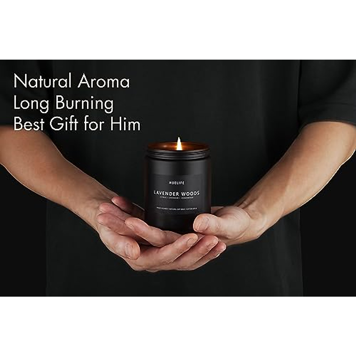 House Warming Gifts New Home, Housewarming Candle & Lavender Wood Scented Candles