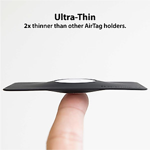 Elevation Lab TagVault™ AirTag Wallet Holder (2 Pack) - The Thinnest AirTag Wallet Card Insert | Flexible, Stays Hidden, Patent Pending