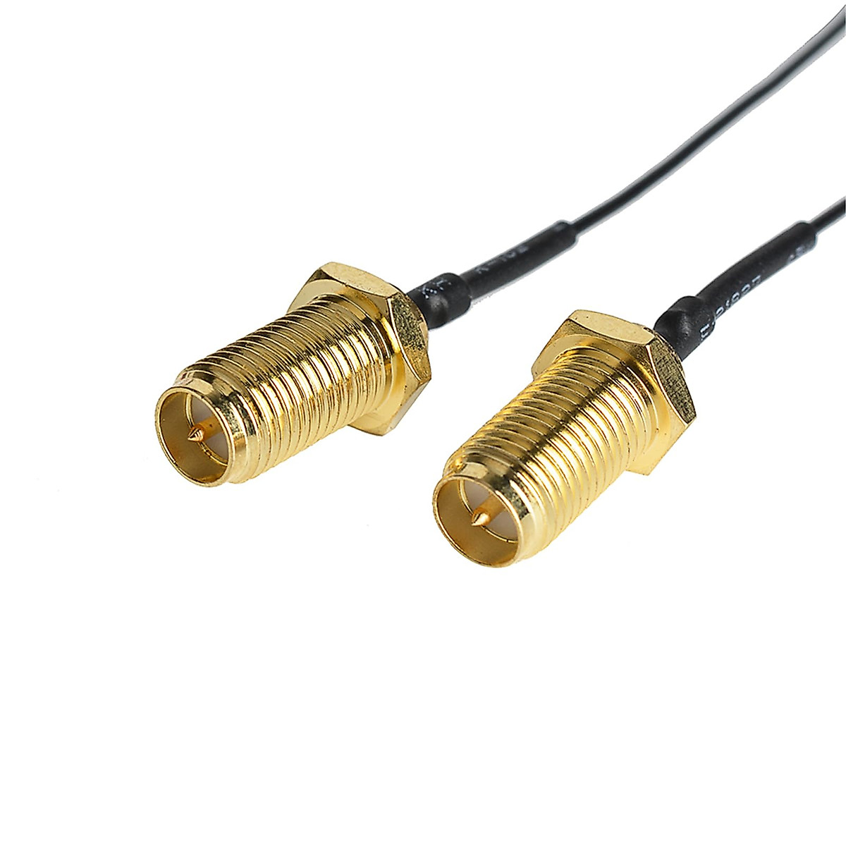 2 x 6dBi 2.4GHz 5GHz Dual Band WiFi RP-SMA Male Antenna+2 x 35CM RP-SMA IPEX MHF4 Pigtail Cable for M.2 NGFF WiFi WLAN Card