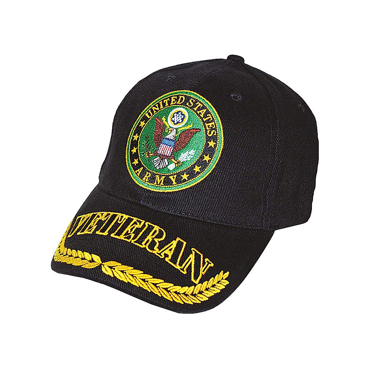 EagleEmblems Army Cap, Black, Standard