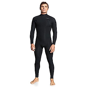 Quiksilver Mens Everyday Sessions 4/3 Back Zip Wetsuit - Black | Medium
