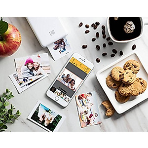 KODAK Mini2 Instant Photo Printer (Black) Basic Bundle + Paper (20 Sheets) + Deluxe Case, AMZKODMP2K1B
