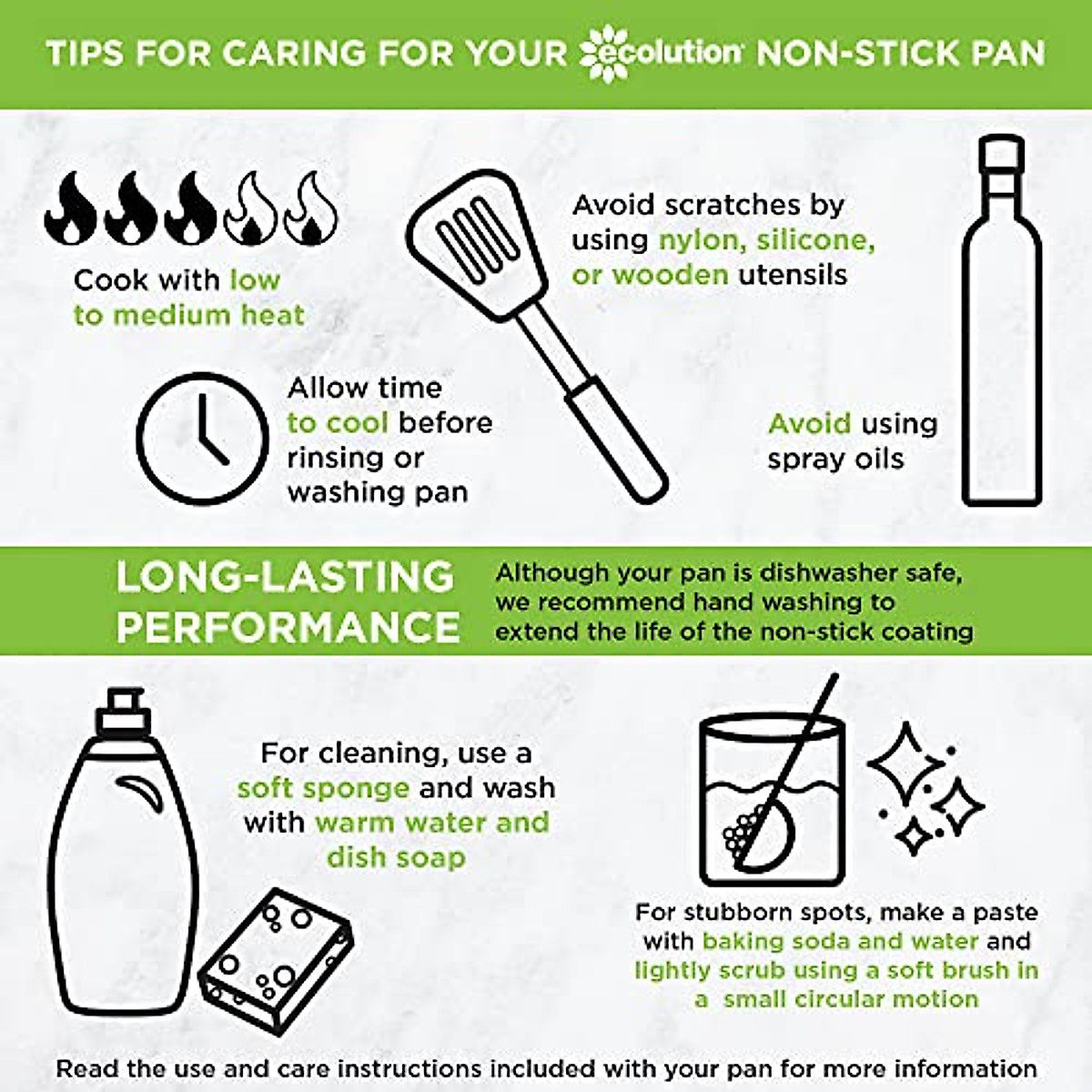 Ecolution Easy Clean Nonstick Cookware Set, Dishwasher Safe Kitchen Pots and Pans Set, Comfort Grip Handle, Even Heating, Ultimate Food Release, 20-Piece, Red