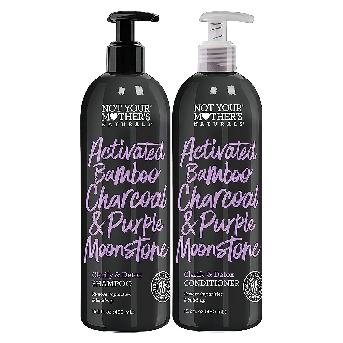 Not Your Mother’s Naturals Shampoo and Conditioner Sets - 2-Pack - Naturally Occurring Ingredients, Sulfate-Free Shampoo and Conditioner for All Hair Types (Clarify & Detox)