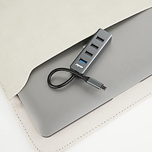 atolla USB C Hub, Aluminum USB C to USB Adapter with USB 3.0 Port & 3 USB 2.0 Ports for MacBook Pro/Air, iPad Pro, Chromebook, XPS and More