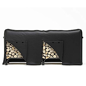 Regal Flame 8 Foot Black Water Resistant Firewood Log Rack Cover