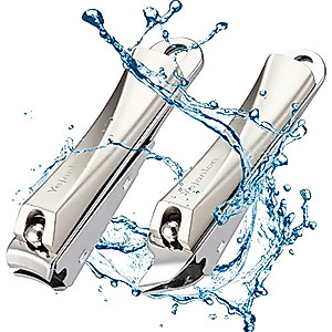 Large Nail Clippers for Thick Nails, Suitable for Men, Women, Seniors, Adults with ingrown or Thick Nails. Professional 6 in 1 Stainless Steel toenail and fingernail Clipper Set