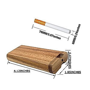 Stackable Storage Organizer Boxes With Lids For Organize Crafts Cubes Wooden Lids-Organize Or Store Wooden Square Boxes With Lid Storage Bins (B1)