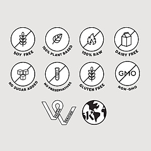 Raw Generation 18-Pack Meal Replacement Shakes - Organic Plant Based Protein Drinks/No Added Sugar/High-Protein, Gluten-Free, Vegan, Non-GMO/Essential Vitamins & Minerals/Just 5 Ingredients