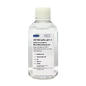 1M Tris Buffer, pH 7.5-0.22um Filtered - Sterile - 500mL