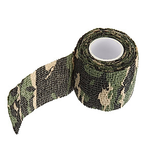 SEADESKY Camouflage Tape Wrap 5CM x 4.5M Camo Form (Pack of 3) (Camouflage1)