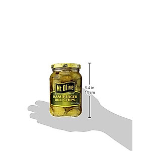 Mt. Olive Hamburger Dill Chips Pickles, 16 oz