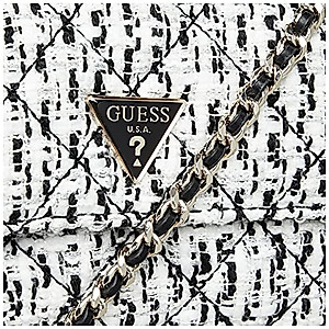 GUESS Cessily Micro Mini Black/White One Size
