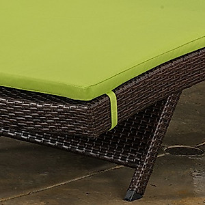 Christopher Knight Home Salem Colored Lounge Cushion (Set of 2), Green