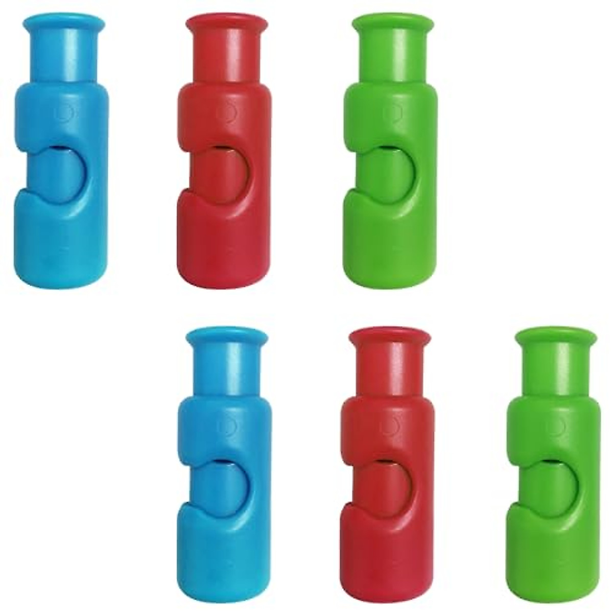 NIPOIPXA 6 Pack Bag Clips,Squeeze and Lock Bread Bag Clips,Plastic Bag Clip,Food Clips Bag Closure Clips for Food Storage (Mix color, 6pack)