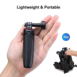 ULANZI Extendable Selfie Stick for Gopro | 2 in 1 Mini Tripod Stand for Gopro Hero 10/9/8/7/6/5 | Portable Handle Vlog Tripod for All Action Cameras