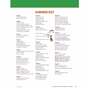 Scholastic Success with Grammar Grade 1 Workbook