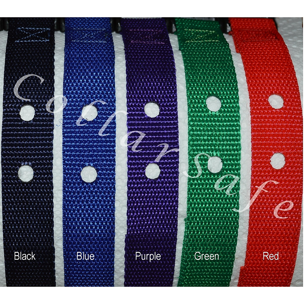 CollarSafe 1" Wide Basic Economical Replacement Collar - FITS PetSafe PIF-275, Microlite & Many Other Modules Requiring 2-Holes 1-3/16” Apart to Attach – PLS Read Listing - View Photos