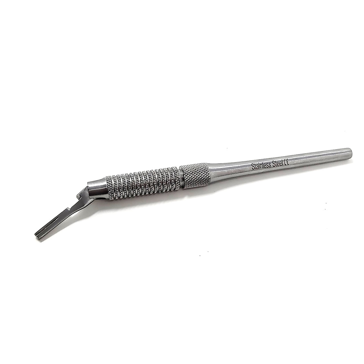 Deluxe 7-Position Adjustable Round Scalpel Handle #3, Stainless Steel (Fits Size 9-16 Scalpel Blades)