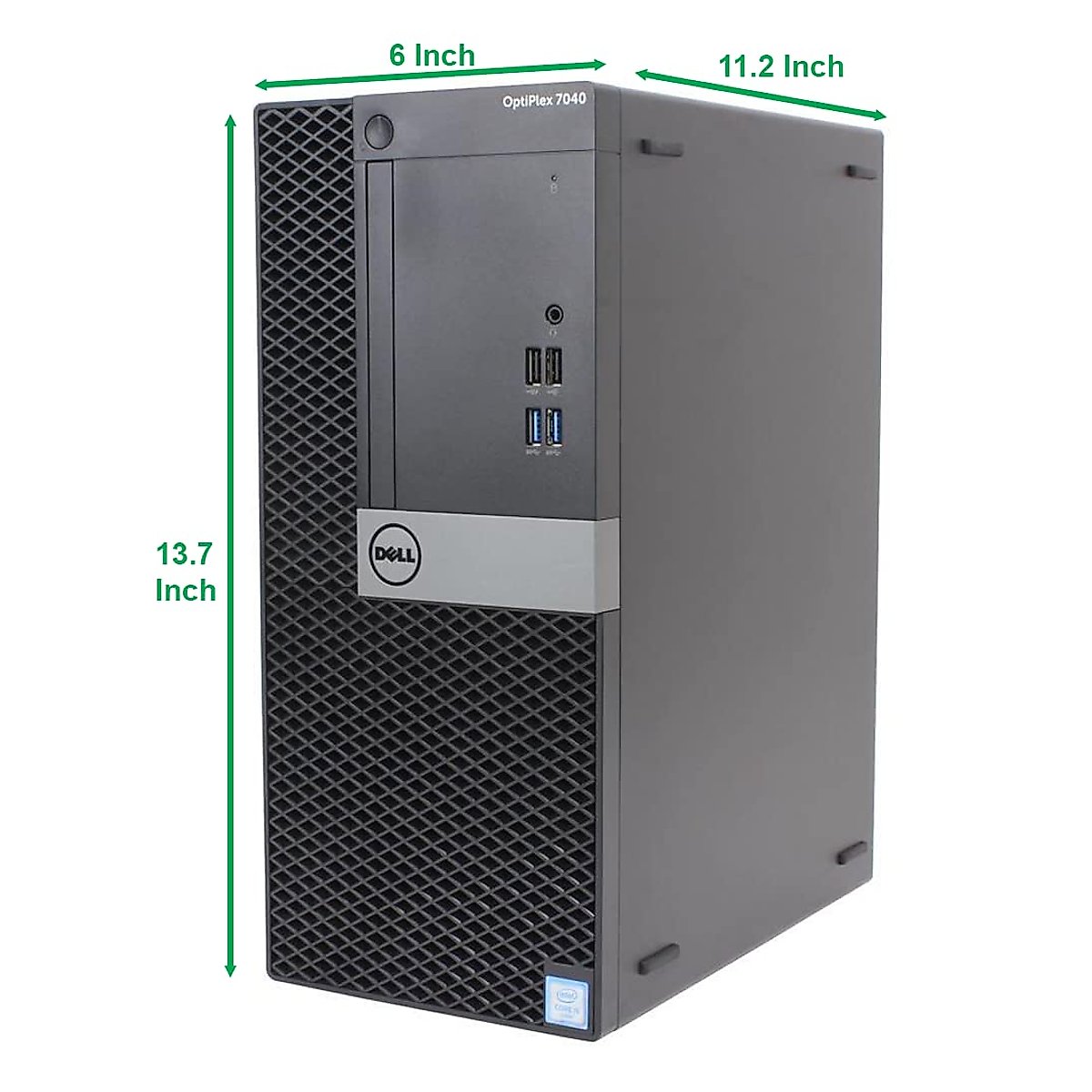 Dell OptiPlex 7040 Tower Computer Desktop PC, Intel Core i5-6500 3.20GHz Processor, | 8GB Ram, 256GB SSD | HDMI, AMD Radeon RX-550 4GB Graphics, Wireless WiFi, Windows 10 (Renewed)