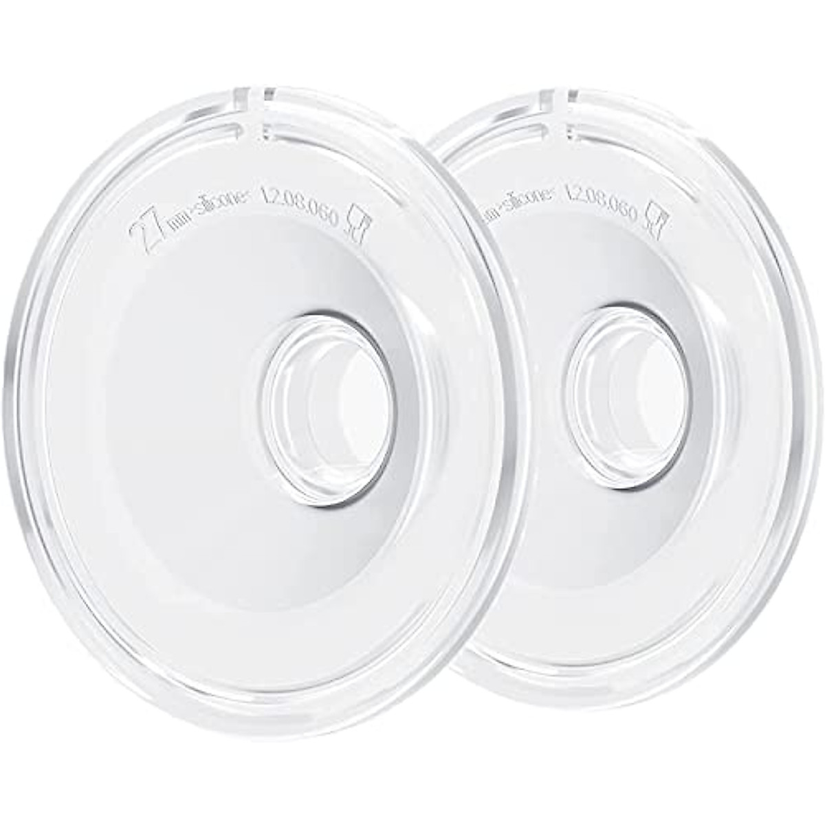 Flange 27mm(2PCS) Replacement,Suitable for S9/S10/S12,Wearable Breast Pump Shield/Flange Insert,Milk Collector 24mm Universal