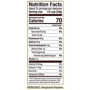 Bob's Red Mill Instant Mashed Potatoes Creamy Potato Flakes, 16-ounce (Pack of 4)