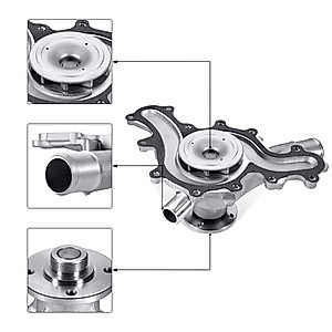 AULINK AW4108 Professional Water Pump with Gasket Compatible with Ford Explorer Sport Trac Mustang Ranger Mazda B4000 Mercury Mountaineer 4.0L V6 Engine 252-544