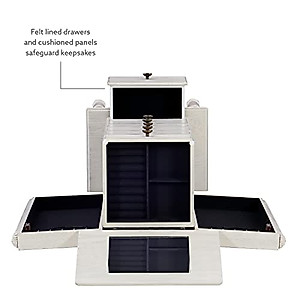 Powell Darcy Off White Jewelry Armoire