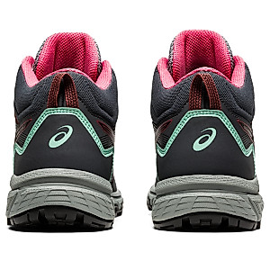 ASICS Women's Gel-Venture 8 Mid Top Running Shoes, 8, Carrier Grey/Dried Rose