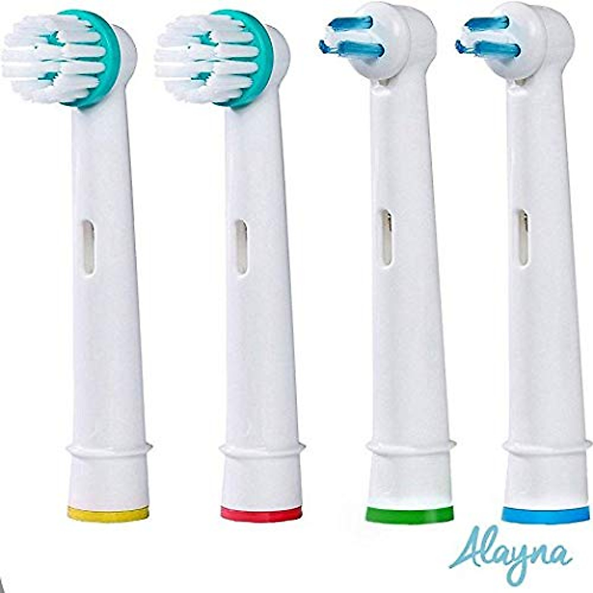 Compatible Oral-B Electric Toothbrush Ortho and Power Tip Bristle Replacement Head - 20-Pack | Braces Brush Heads with Dupont Bristles | Interproximal Clean with Orthodontic Brushes | Clean Retainers