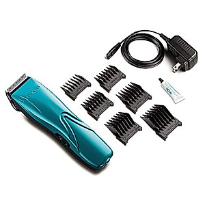 Andis 73515 Pulse Li 5 Cord/Cordless Grooming Clipper for Dogs, Cats and Equine, Teal